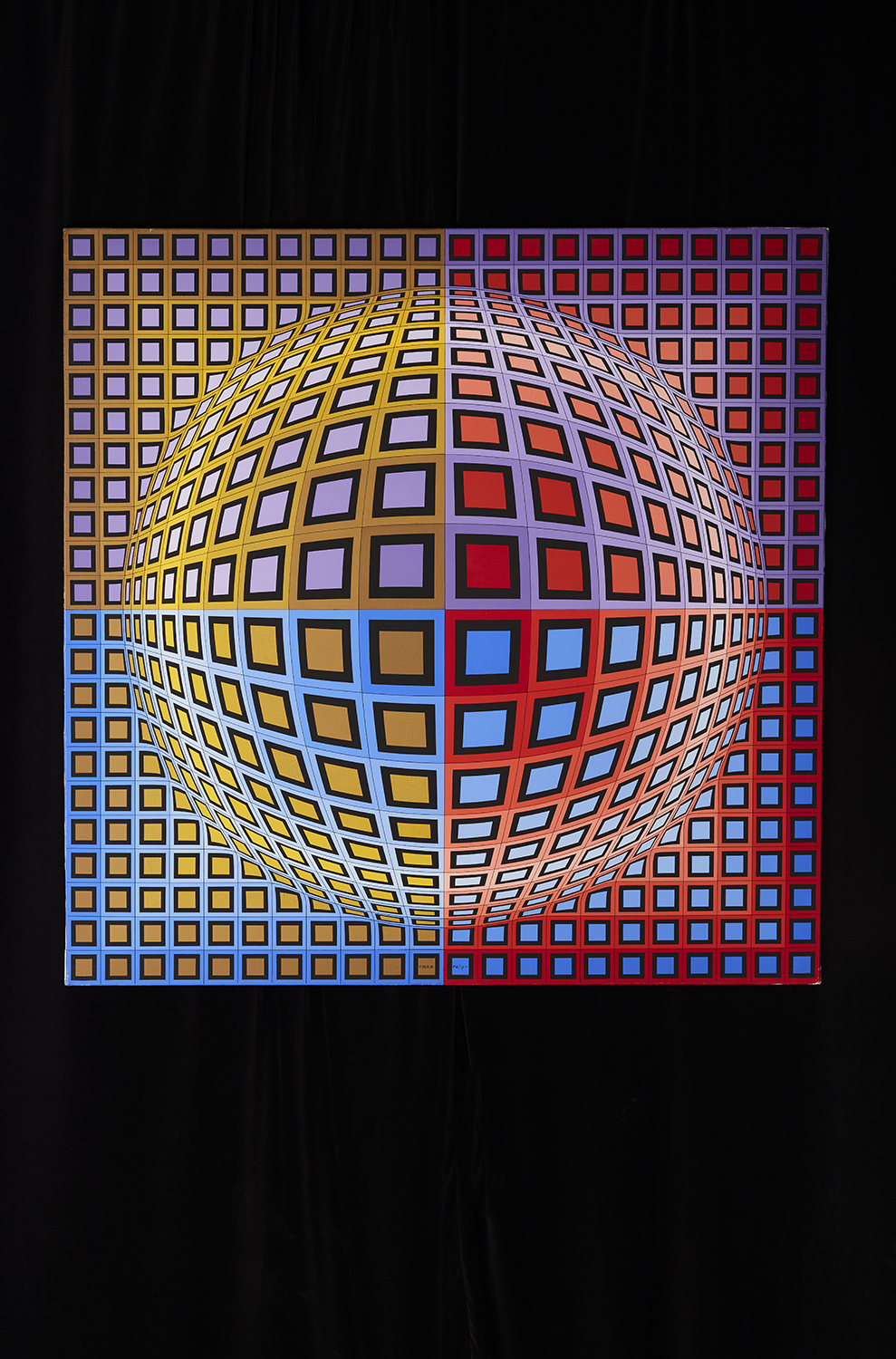 Optical illusion art on display at Cafesjian Art Trust Museum in ...